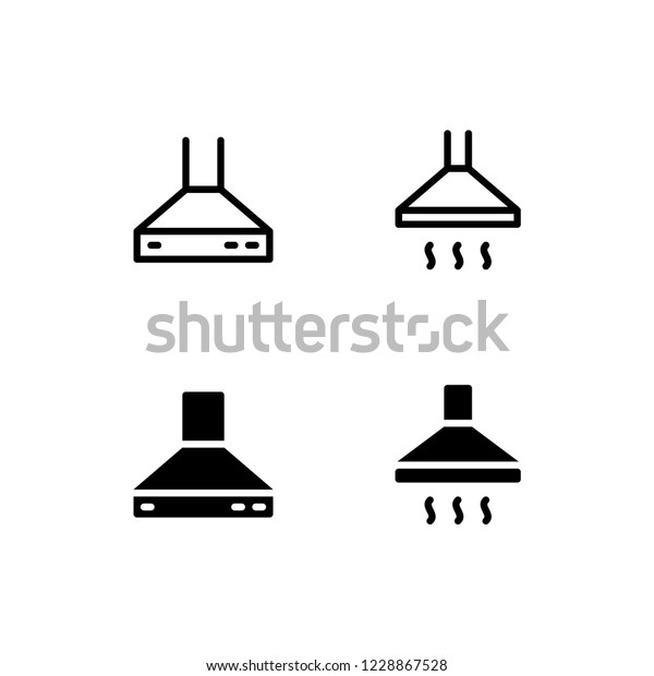 Kitchen Hood Icon Logo Vector Symbol Stock Vector (Royalty Free ...