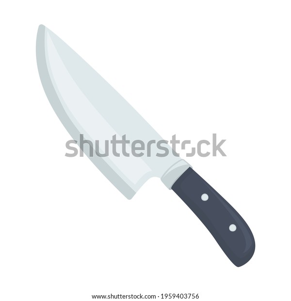 Kitchen Knife Emoji Icon Illustration Cook Stock Vector (Royalty Free ...