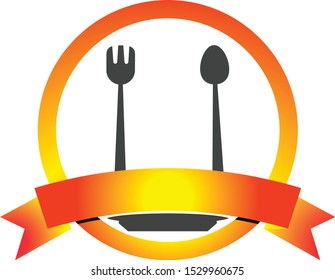 Kitchen Utensil Logo Vector Design Stock Vector (Royalty Free) 1529960675