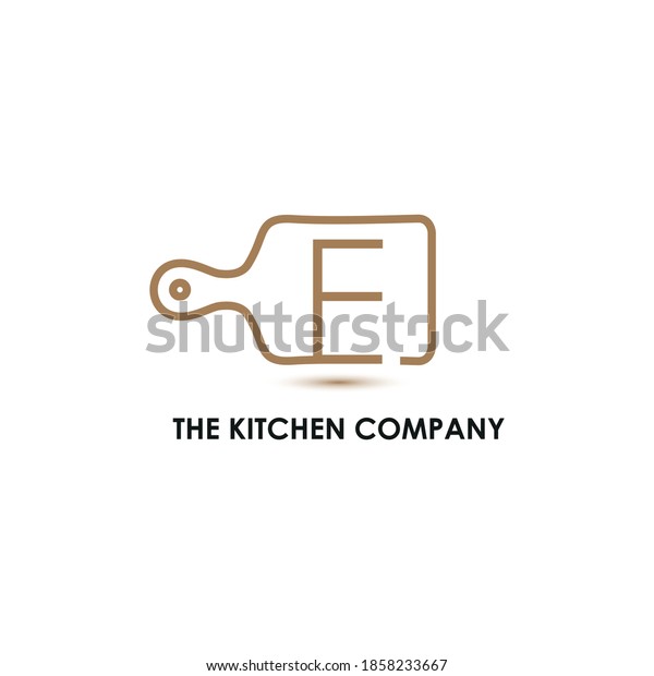 Kitchenware Kitchen Utensils Business Logo Concept Stock Vector ...