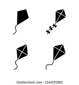 Kite Icon Vector Kite Sign Symbol Stock Vector (Royalty Free ...