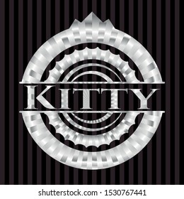 Kitty Silver Emblem Vector Illustration Mosaic Stock Vector (Royalty ...