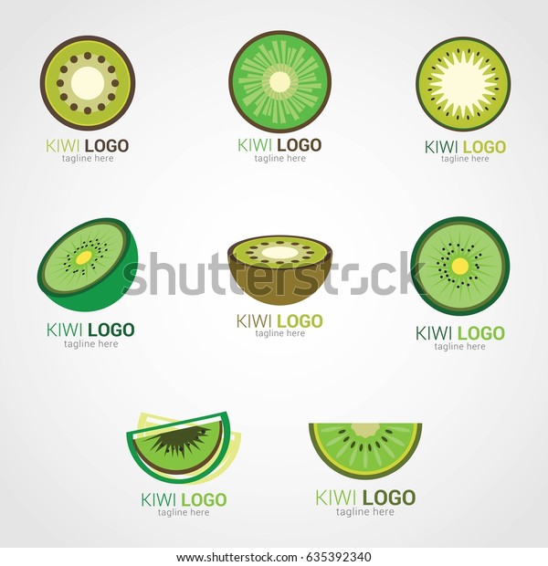 Kiwi Logo Design Template Vector Illustration Stock Vector (Royalty ...
