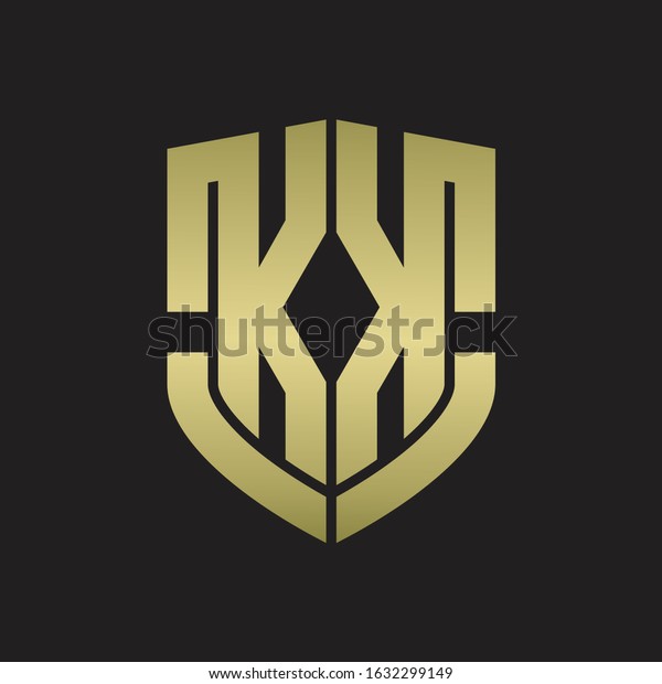 Kk Logo Monogram Emblem Shield Shape Stock Vector (Royalty Free ... Kk Logo Monogram Emblem Shield Shape Stock Vector (Royalty Free ...