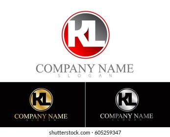 Kl Font Logos Stock Vector (Royalty Free) 605259347 | Shutterstock