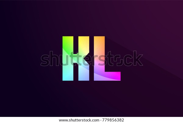 Kl K L Letter Combination Alphabet Stock Vector (Royalty Free ...