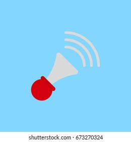 Klaxon Vector Icon Stock Vector (Royalty Free) 673270324 | Shutterstock