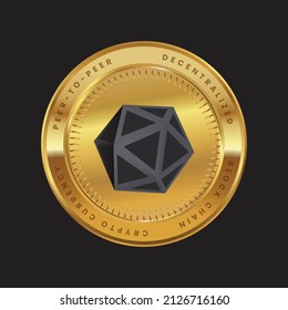 Kleros Vector Illustration Crypto Currency Blockchain Stock Vector ...