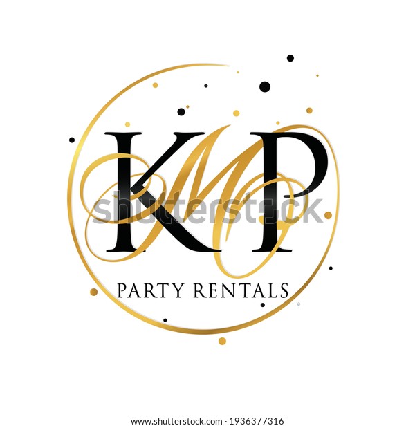 Kmp Monogram Logo Event Management Logo Stock Vector (Royalty Free ...