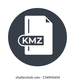 Kmz File Format Icon Kmz Extension Stock Vector (Royalty Free ...