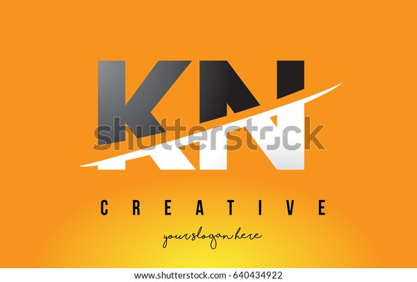 Kn K N Letter Modern Logo Stock Vector (Royalty Free) 640434922 ...