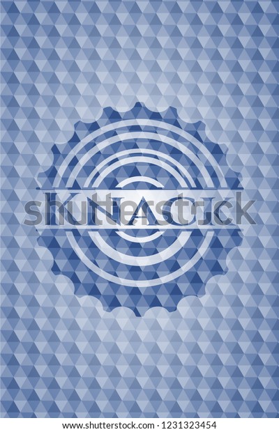 Knack Blue Hexagon Emblem Stock Vector (Royalty Free) 1231323454 ...