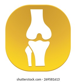 Knee Joint Icon Stock Vector (Royalty Free) 294364880