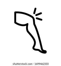 13,731 Leg injury icon Stock Vectors, Images & Vector Art | Shutterstock