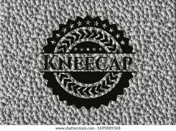 Kneecap Black Emblem Bubbles Background Vector Stock Vector (Royalty ...
