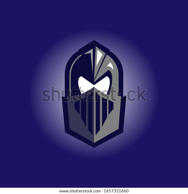 Knight Helmet Vector Illustrationgood Logos Icons Stock Vector (Royalty ...