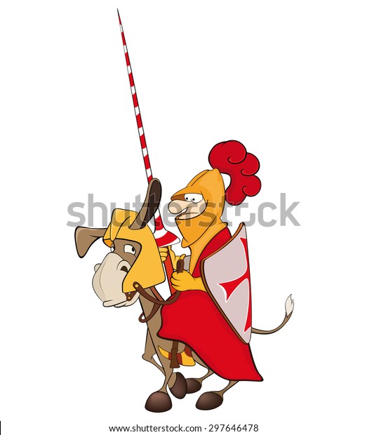 Knight Knightly Donkey Stock Vector (Royalty Free) 297646478 | Shutterstock