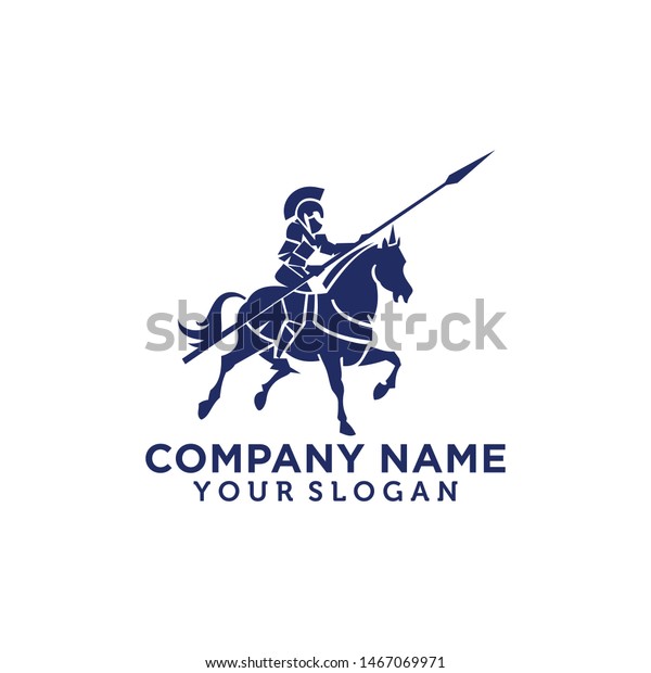 Knight Vector Logo Horseman Silhouette Vector 库存矢量图（免版税）1467069971 ...