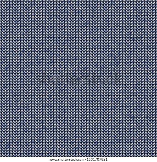 Knitted Marl Variegated Heather Texture Background Stock Vector ...