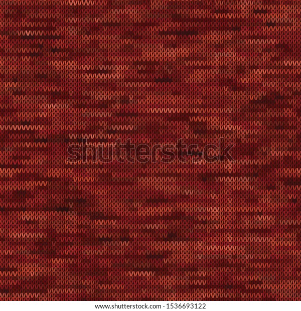 Knitted Marl Variegated Heather Texture Background Stock Vector ...