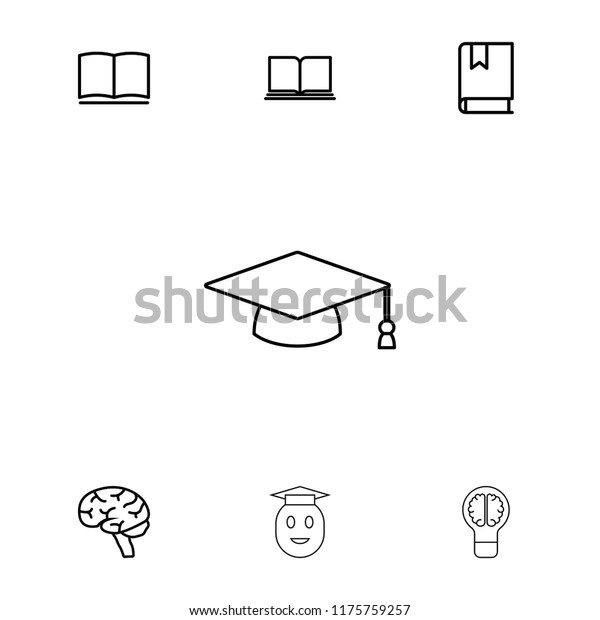 Knowledge Icon Collection 7 Knowledge Outline Stock Vector (Royalty ...