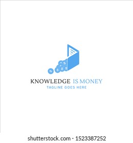 Knowledge Money Logo Your Best Company Stock Vector (Royalty Free ...