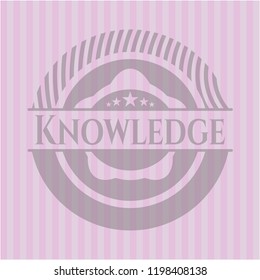 Trying Vintage Pink Emblem Vector Illustration Stock Vector (Royalty ...