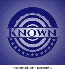 Known Badge Jean Texture Stock Vector (Royalty Free) 1288601041 ...