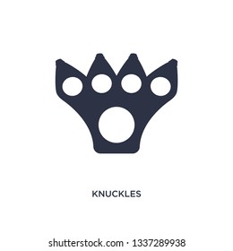 Knuckles Isolated Icon Simple Element Illustration: vector de stock ...