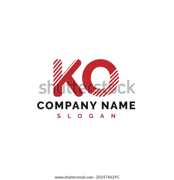 Ko Letter Logo Design Ko Letter Stock Vector (Royalty Free) 2024746295 ...