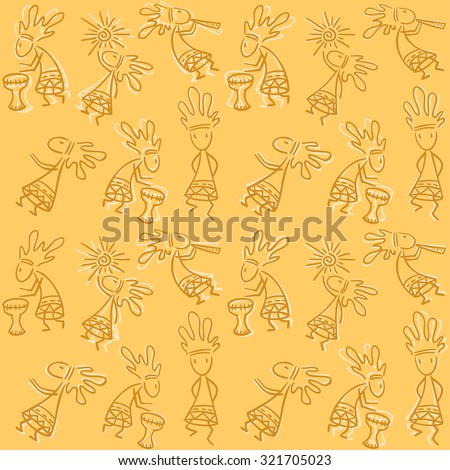 Kokopelli Drawing | Free download on ClipArtMag