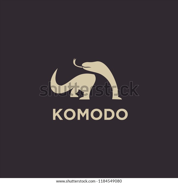 Komodo Dragon Logo Icon Designs Vector Stock Vector (Royalty Free ...