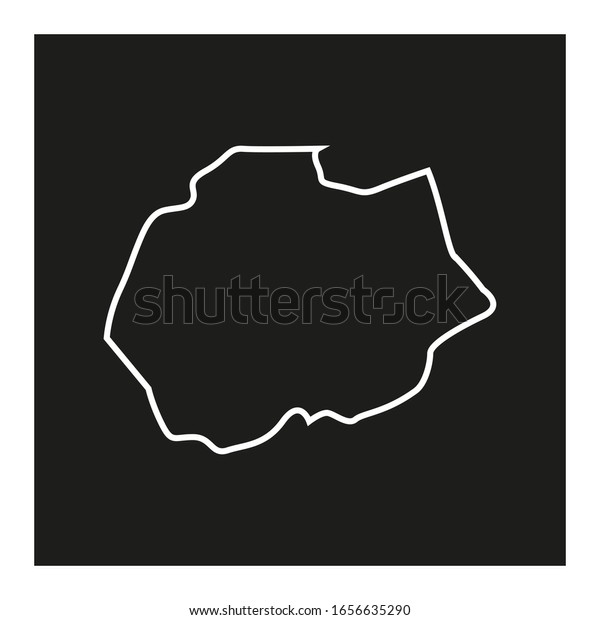 Kono Region Map Sierra Leone Country Stock Vector (Royalty Free ...