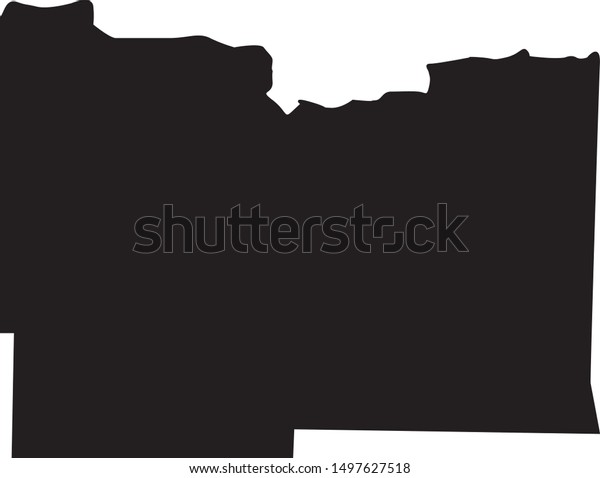 Koochiching County Map State Minnesota Stock Vector (Royalty Free ...