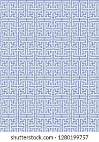 Korean Traditional Pattern Seamless Geometric Pattern Stock Vector ...