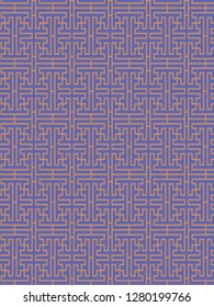 Korean Traditional Pattern Seamless Geometric Pattern Stock Vector ...