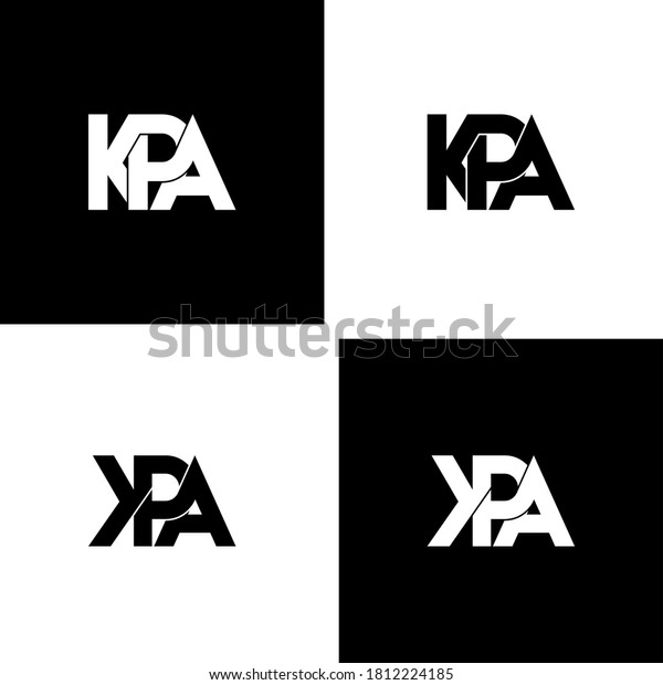 Kpa Letter Original Monogram Logo Design Stock Vector (Royalty Free ...