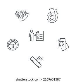 Kpi Icons Set Kpi Pack Symbol Stock Vector (Royalty Free) 2169631387 ...
