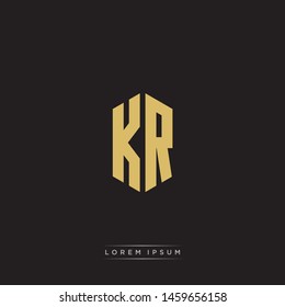 Kr K R Logo Emblem Hexagon Stock Vector (Royalty Free) 1459656158 ...