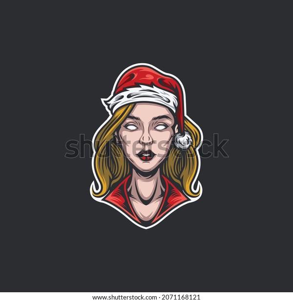 Krampus Logo Illustration Vector Design Stock Vector (Royalty Free ...