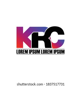 Krg Letter Monogram Logo Design Stock Vector (Royalty Free) 1793663146 ...