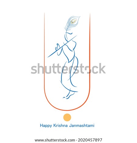 Krishna Line Drawing | Free download on ClipArtMag