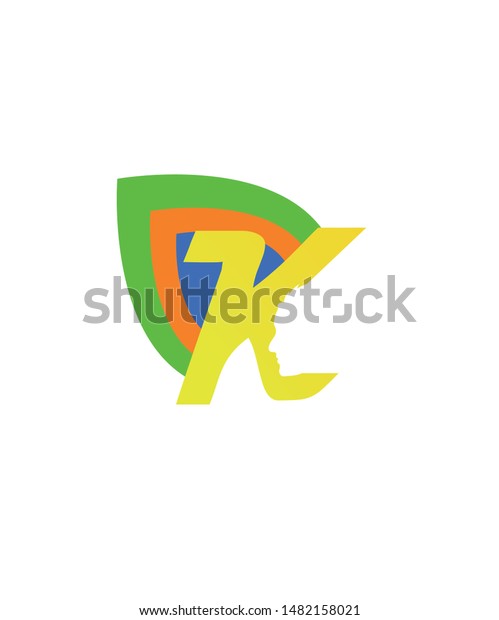 Krishna Logo New Design Art Stock Vector (Royalty Free) 1482158021