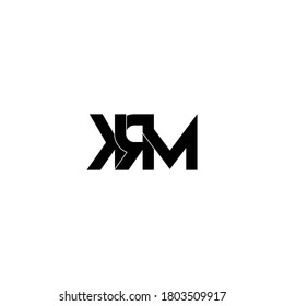 Krm Letter Original Monogram Logo Design Stock Vector (Royalty Free ...