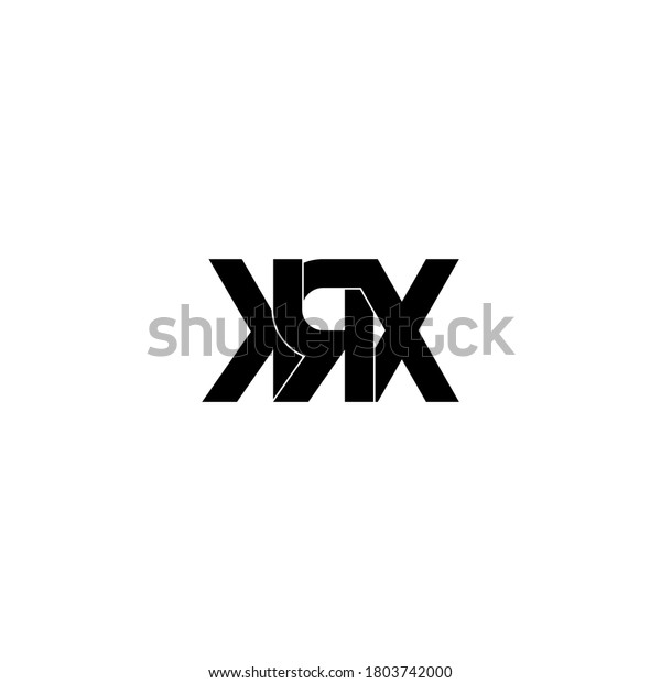 Krx Letter Original Monogram Logo Design Stock Vector (Royalty Free ...
