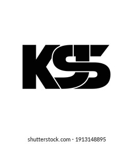 Ksj Letter Monogram Logo Design Vector Stock Vector (Royalty Free ...