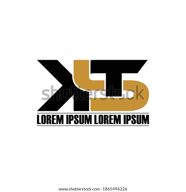 Kst Letter Monogram Logo Design Vector Stock Vector (Royalty Free ...