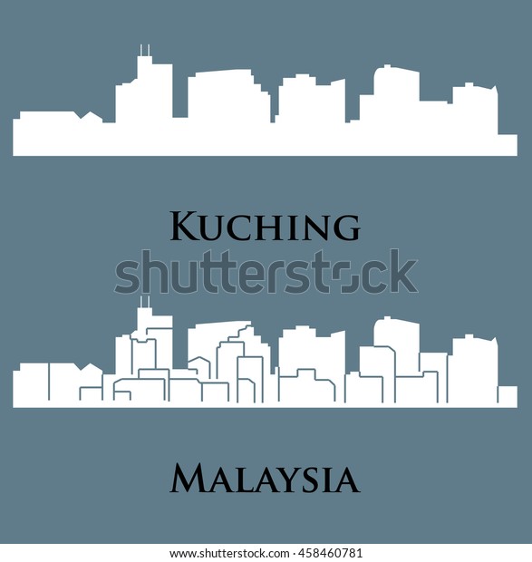 Kuching Malaysia Stock Vector (Royalty Free) 458460781 | Shutterstock