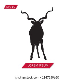 Kudu Vector Icon Symbol Stock Vector (Royalty Free) 1147359650 ...
