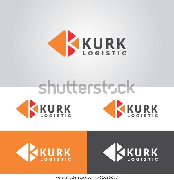 Kurk Logistic Logo Stock Vector (Royalty Free) 761625697 | Shutterstock
